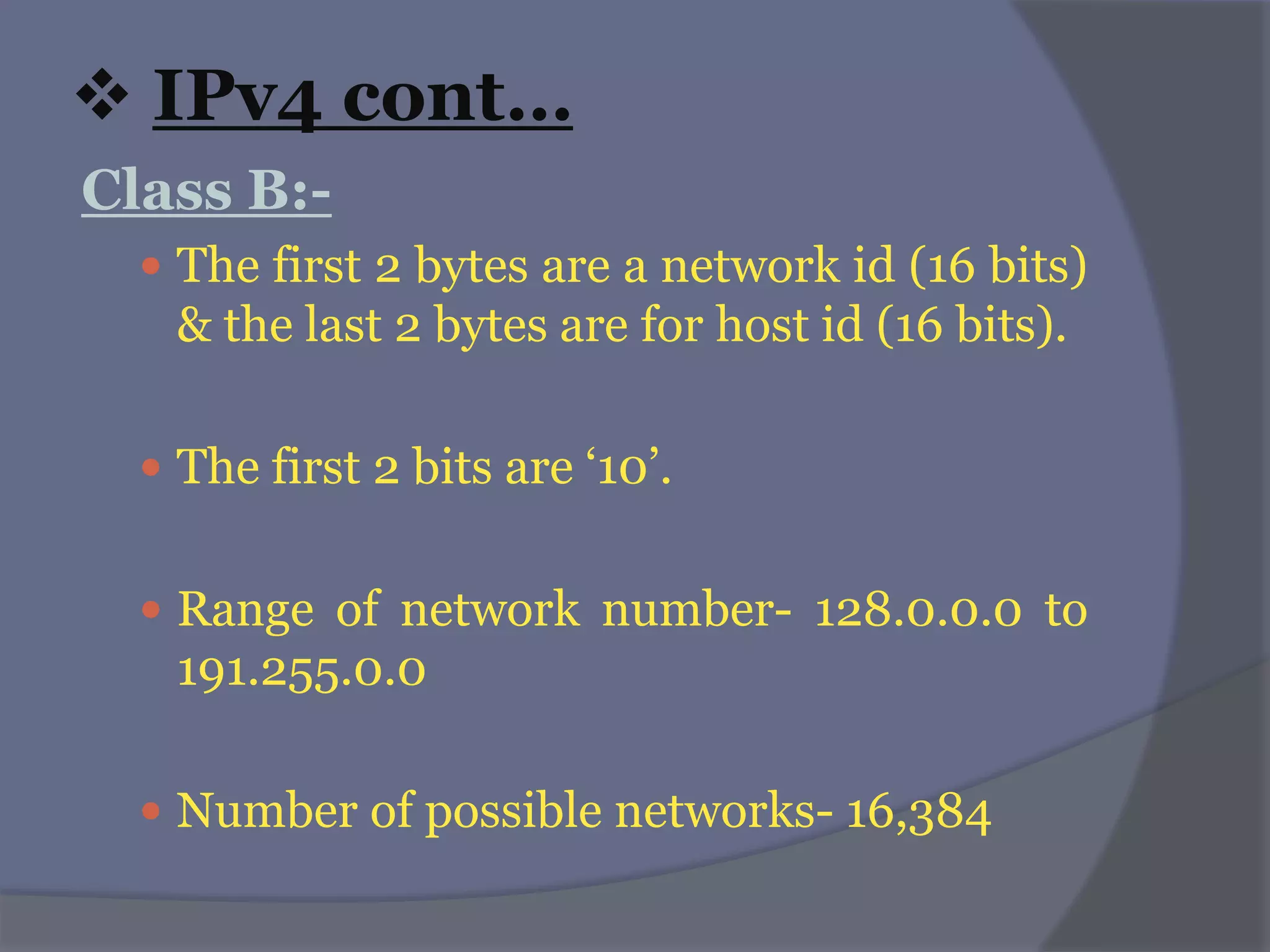 Ipv4 and Ipv6 | PPTX