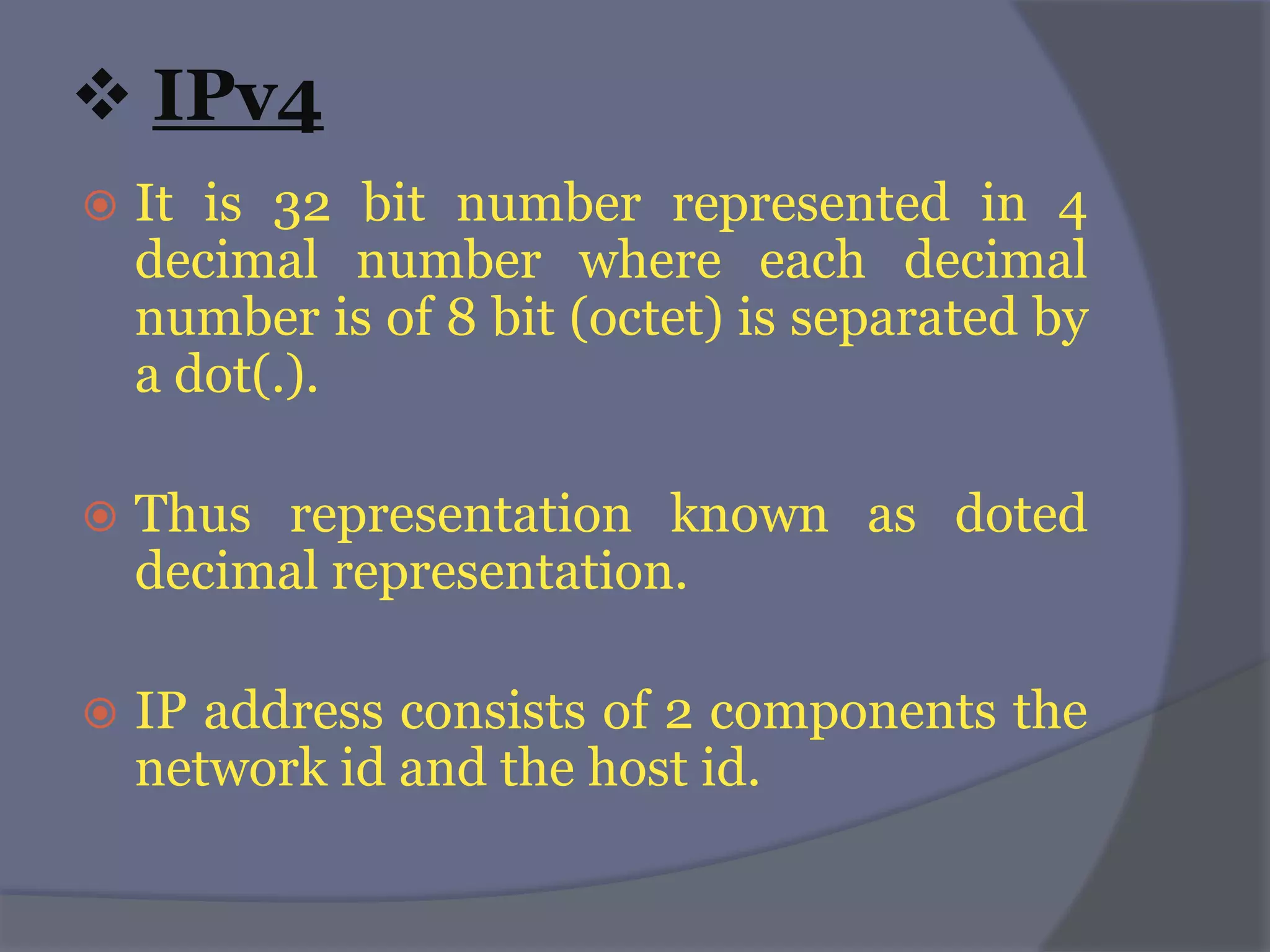 Ipv4 and Ipv6 | PPTX