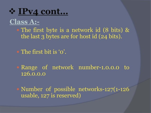 Ipv4 and Ipv6 | PPTX