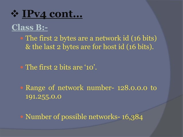 Ipv4 and Ipv6 | PPTX