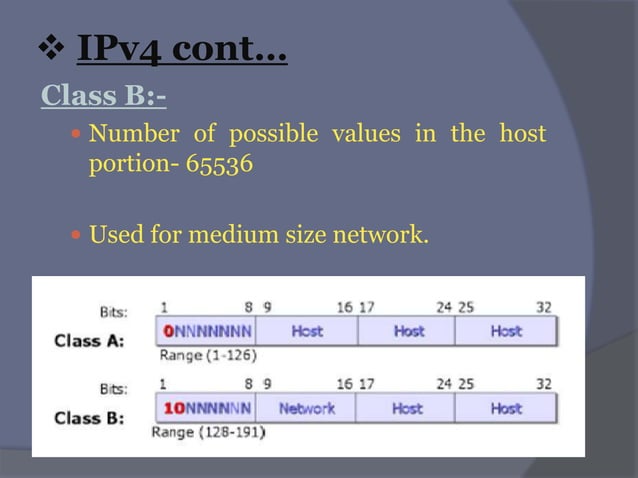 Ipv4 and Ipv6 | PPTX