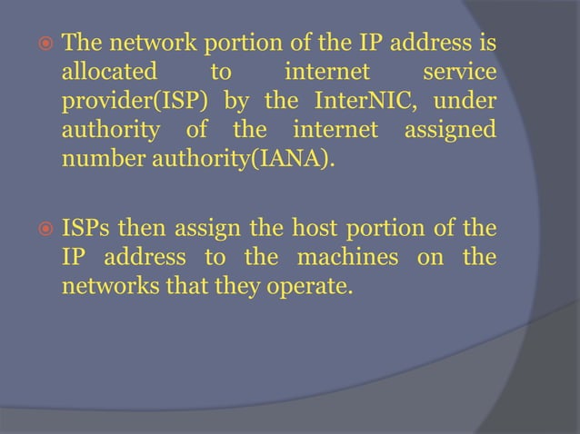 Ipv4 and Ipv6 | PPTX