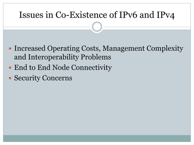 I pv4 and ipv6 | PPT | Computer Networking | Computing