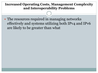 I pv4 and ipv6 | PPT | Computer Networking | Computing