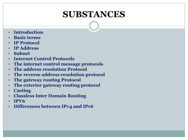 I pv4 and ipv6 | PPT | Computer Networking | Computing