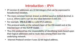 IPV4 and FRAGMENTATION in Computer Networks.pptx