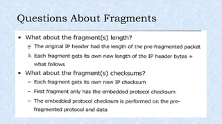 Ipv4 header | PPTX | Computer Networking | Computing