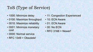 Ipv4 header | PPTX | Computer Networking | Computing