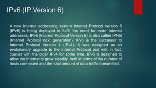 ipv4 & ipv6 | PPTX