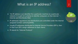 ipv4 & ipv6 | PPTX