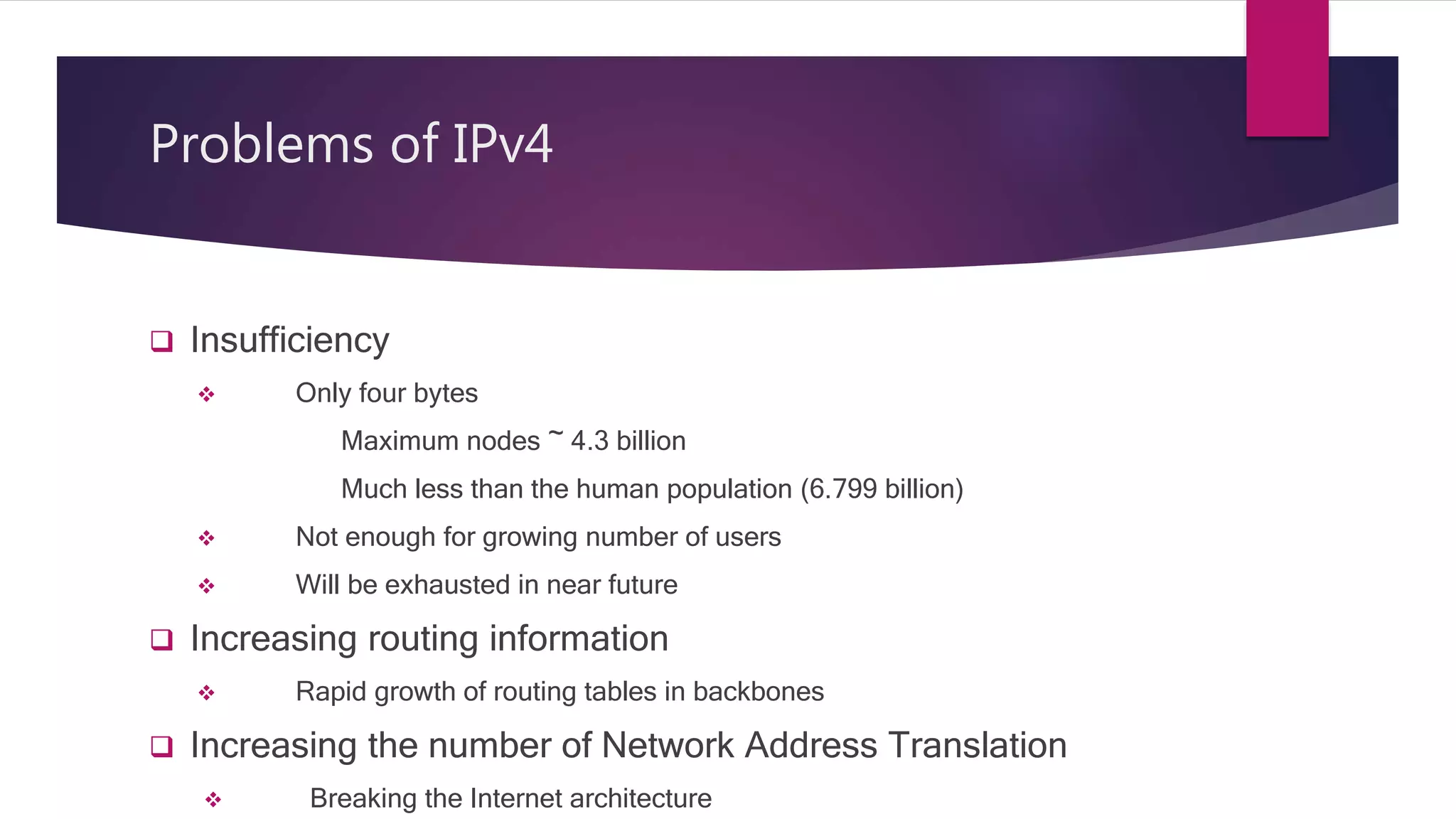 Ipv4 presentation | PPTX