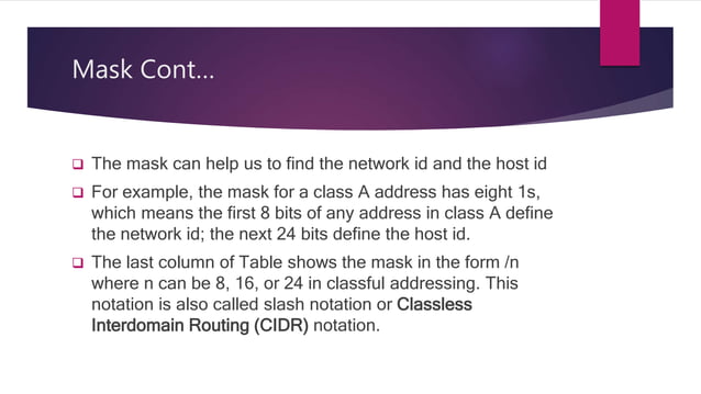 Ipv4 presentation | PPTX | Computer Networking | Computing