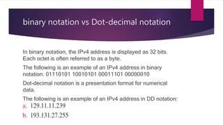Ipv4 presentation | PPTX