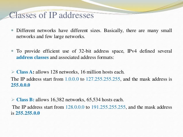 Ip Address Classes And Definition Explained Ip Address Classes And Definition Explained