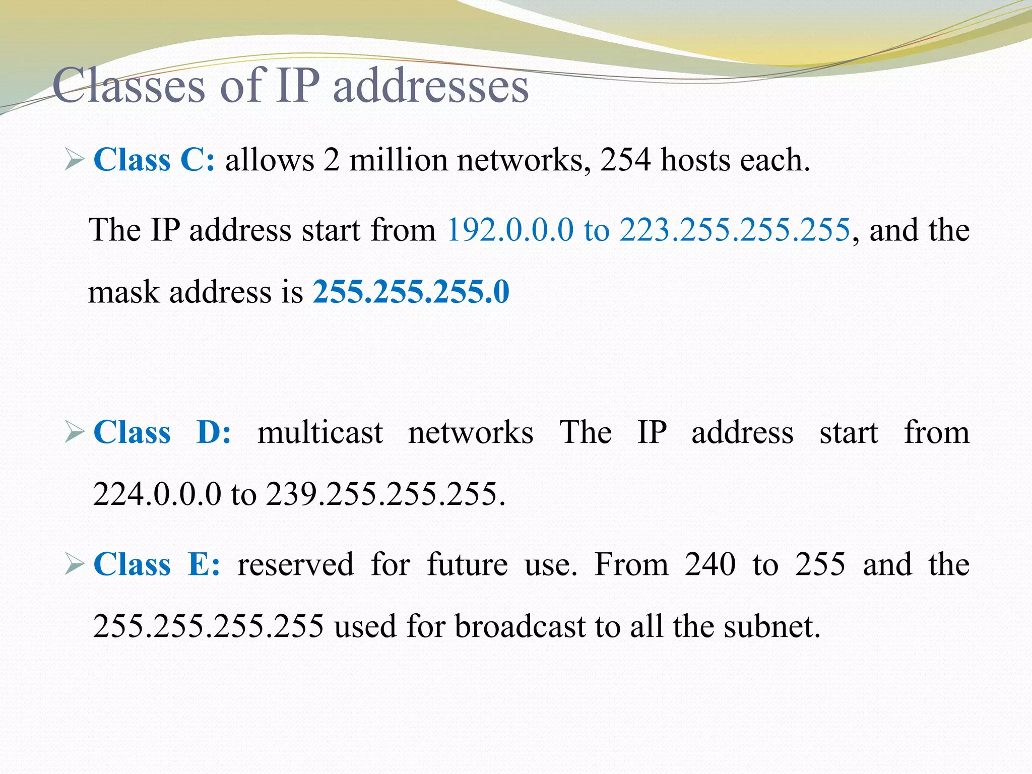 IPv4 Addressing | PPTX