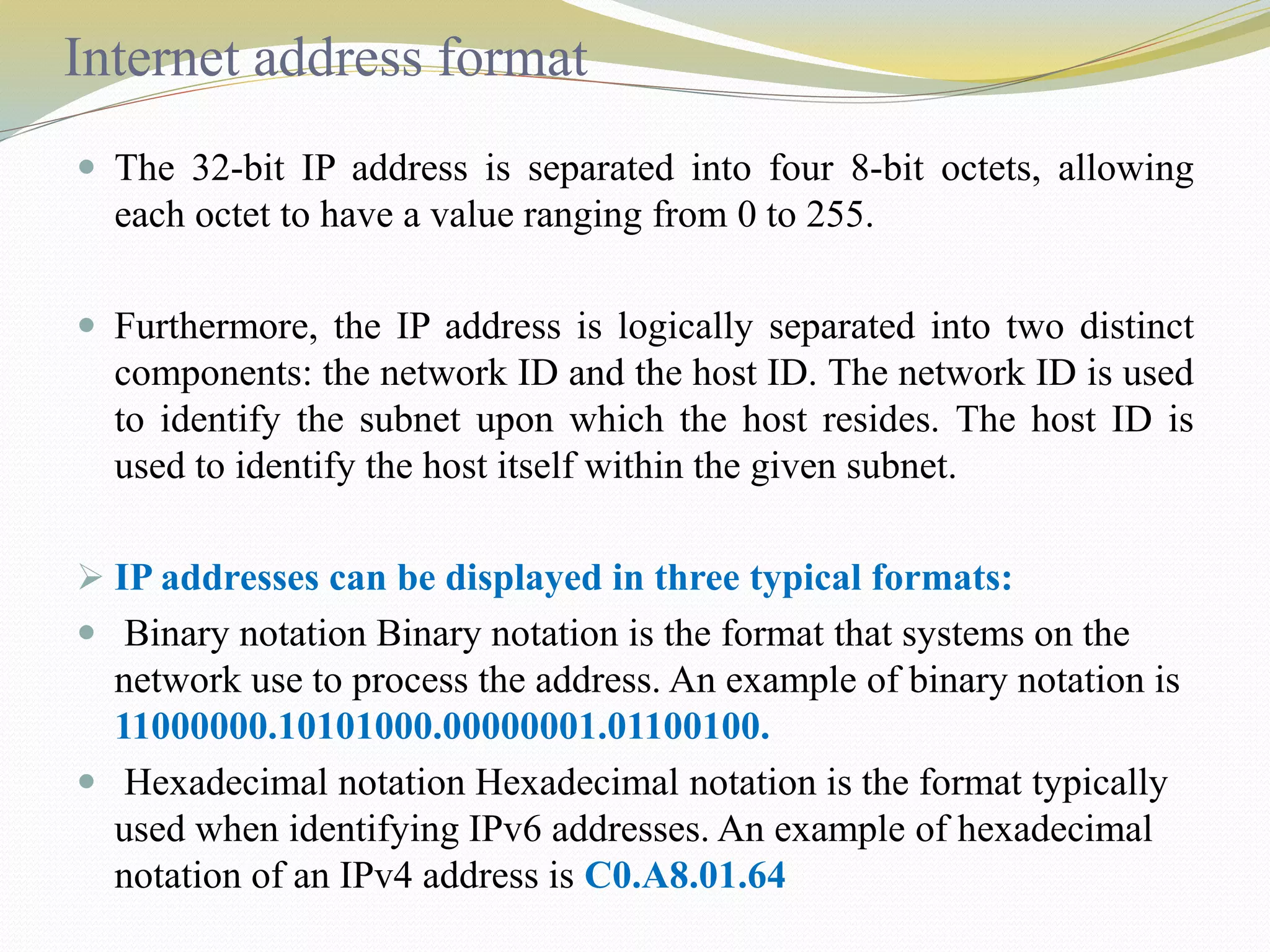 IPv4 Addressing | PPTX