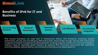 IPv4 to IPv6 Migration: The Future of the Internet | PPTX