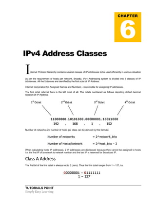 Ipv4 tutorial | PDF