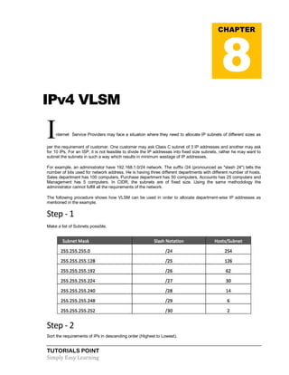 Ipv4 tutorial | PDF