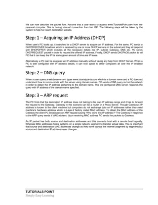 Ipv4 tutorial | PDF