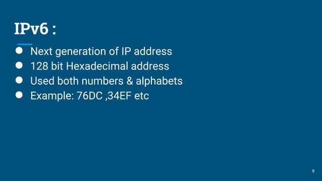 IPv4 VS IPv6 | PPTX | Computer Networking | Computing