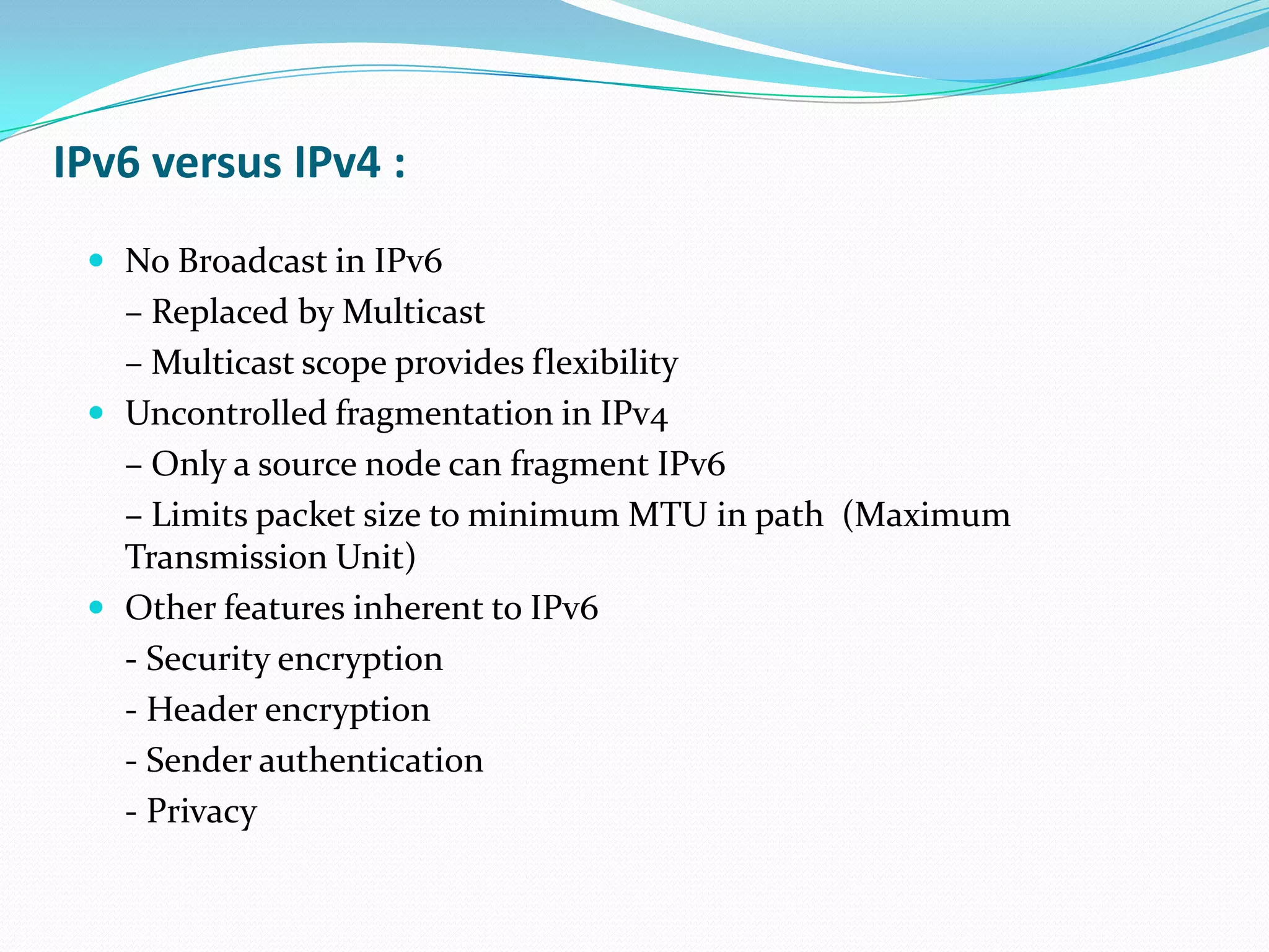 Ipv6 | PPTX
