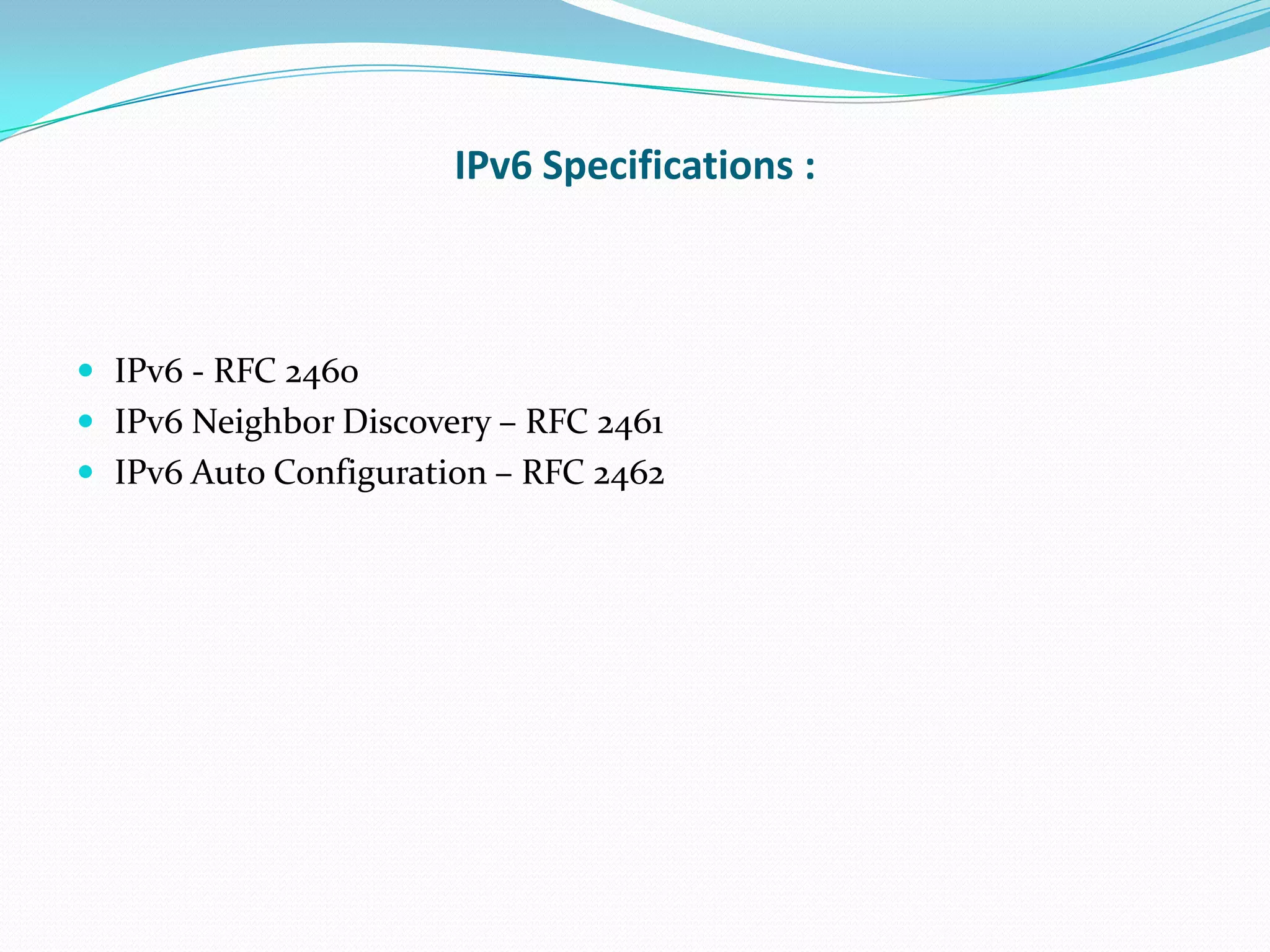 Ipv6 | PPTX
