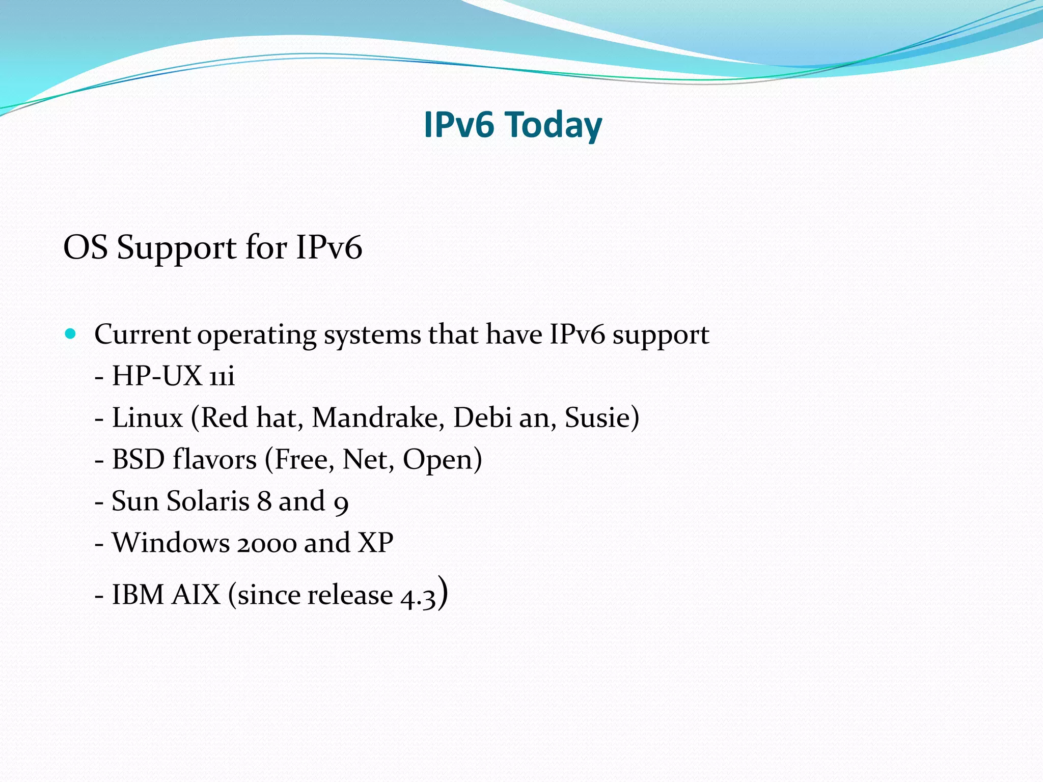 Ipv6 | PPTX