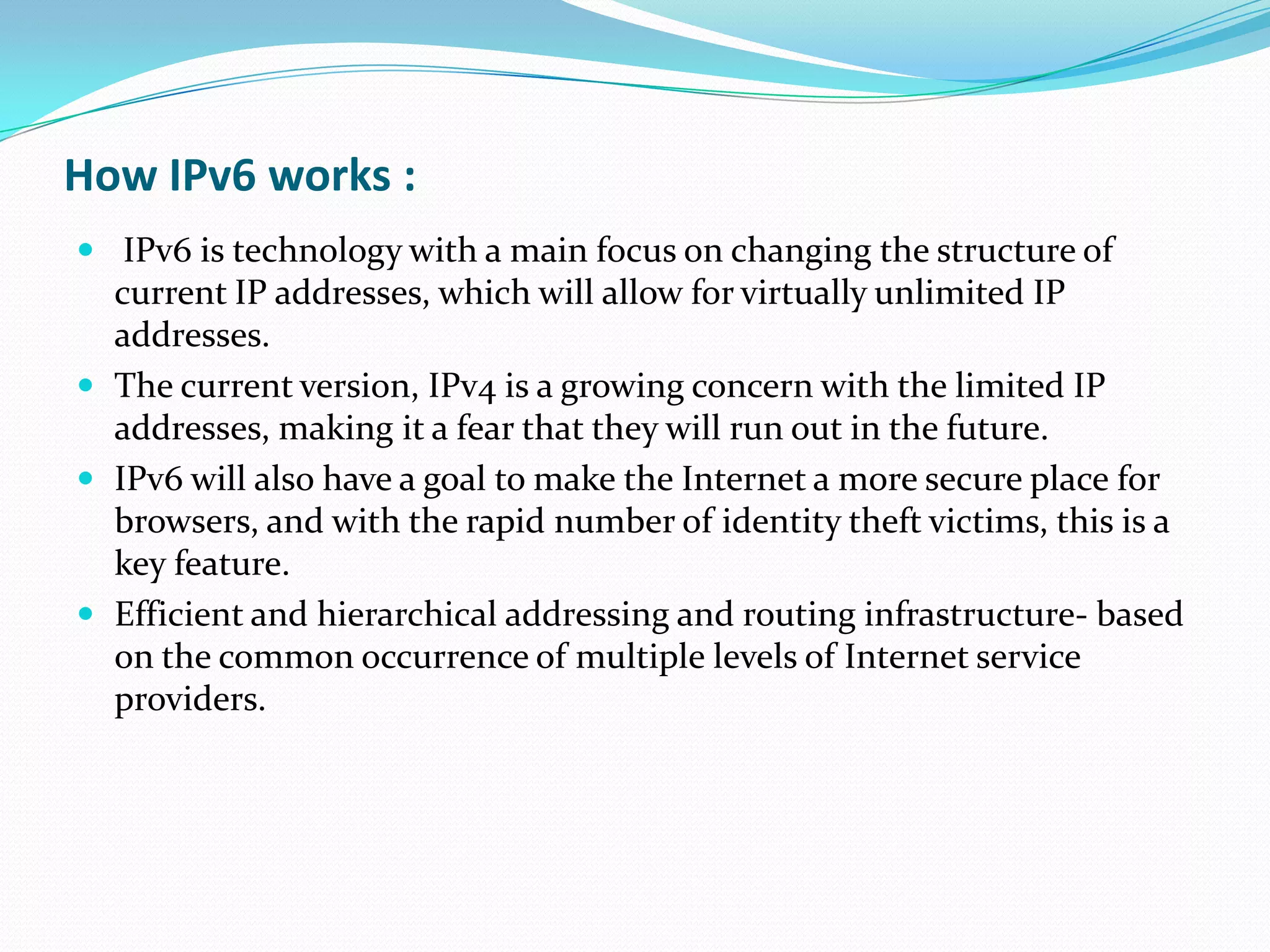 Ipv6 | PPTX