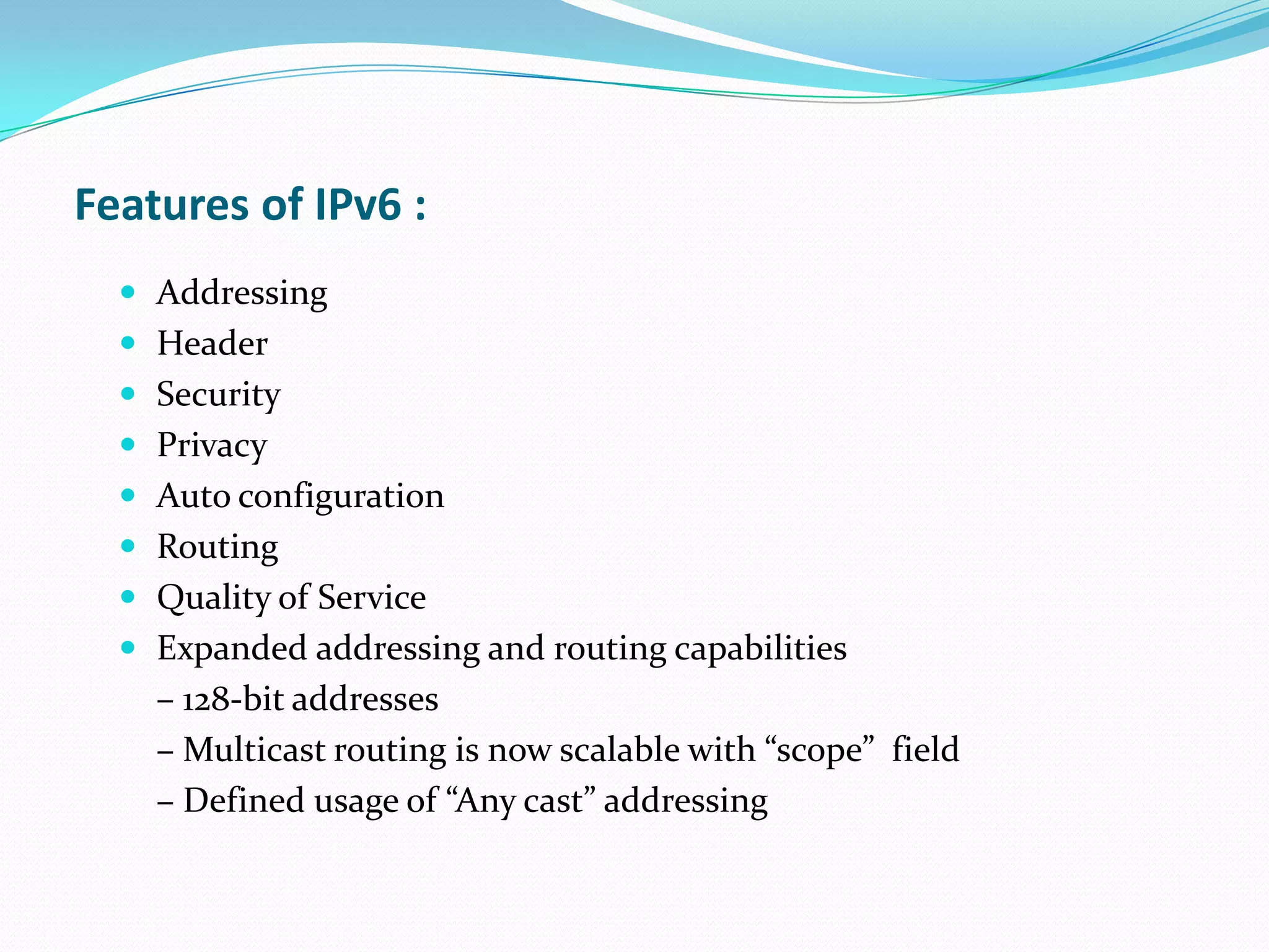 Ipv6 | PPTX
