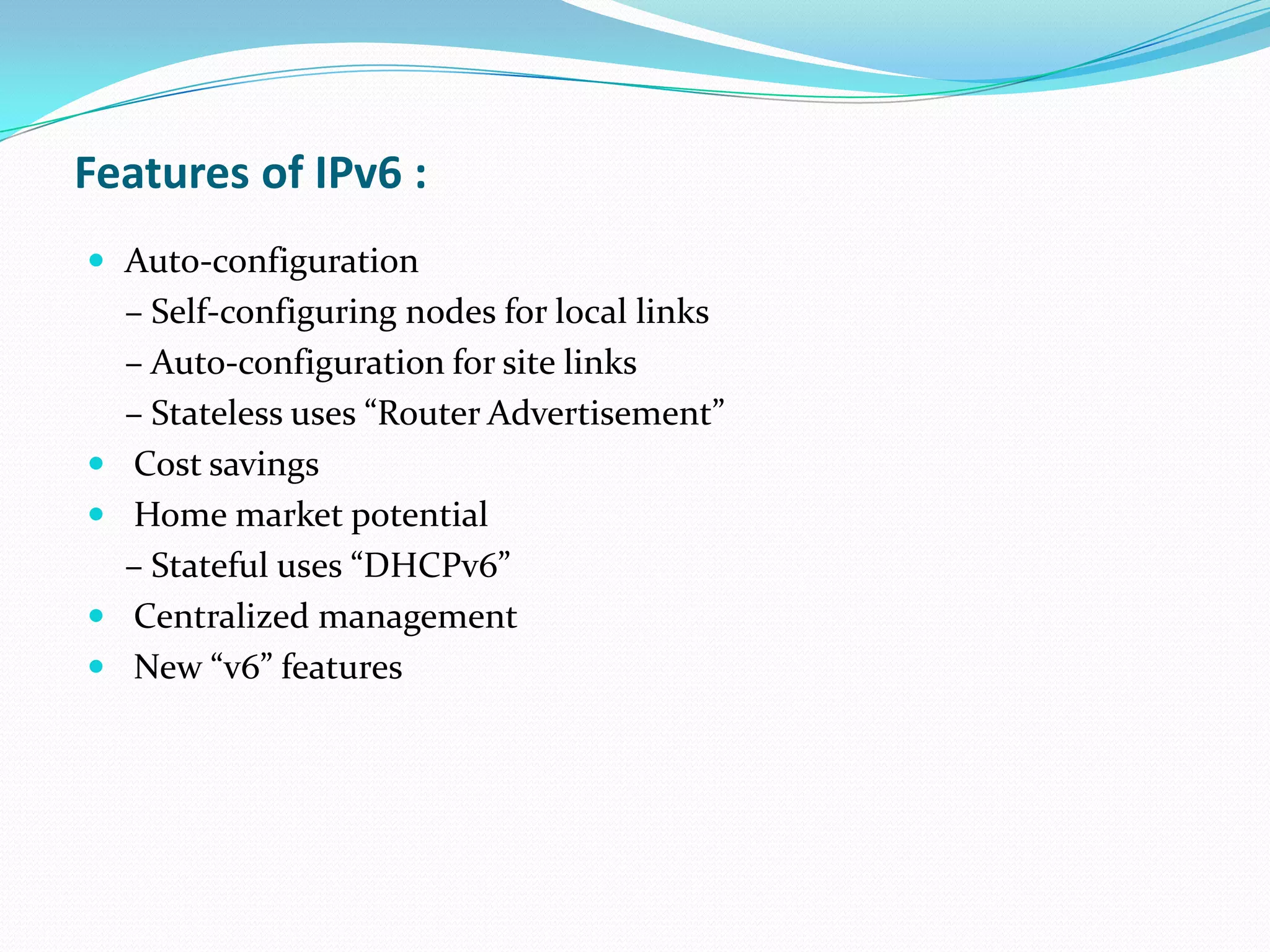 Ipv6 | PPTX