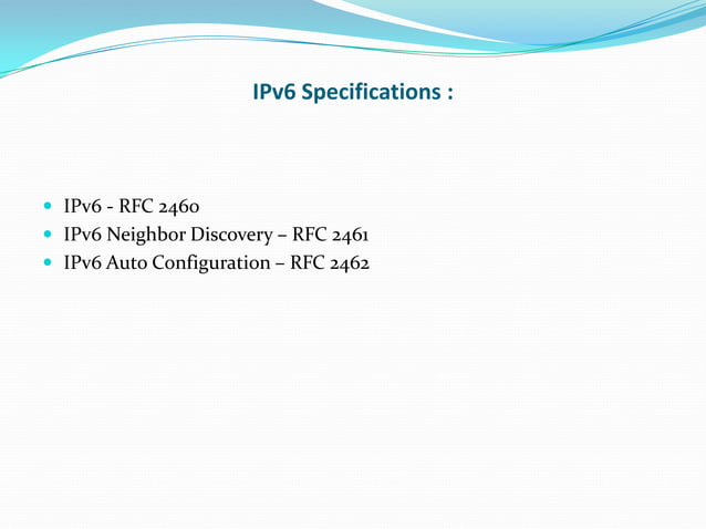 Ipv6 | PPTX