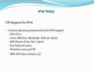 Ipv6 | PPTX