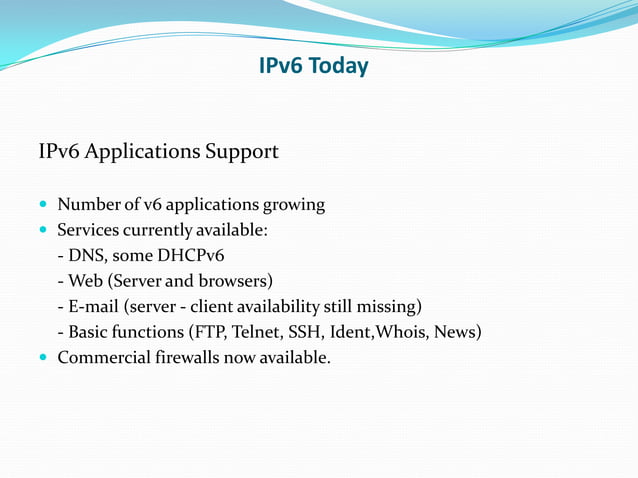 Ipv6 | PPTX