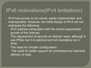 Ipv6 - Hamzeh Al-Qudah | PPT