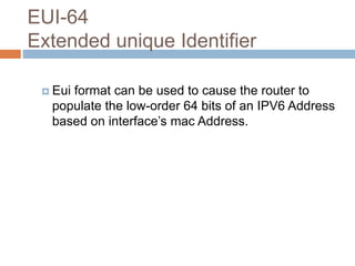 IPV6 ADDRESSING | PPT