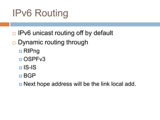IPV6 ADDRESSING | PPT