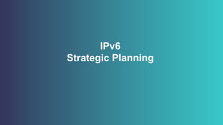 IPv6 address-planning | PDF | Internet | Computing