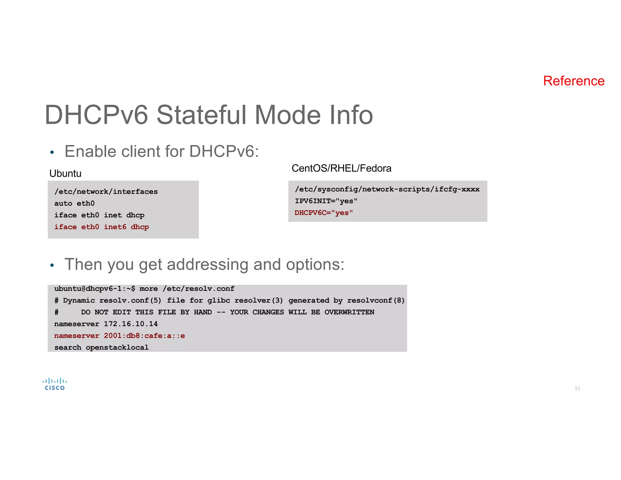 Deploying Ipv6 In Openstack Environments Ppt