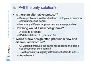 Ipv6 evolution | PPT