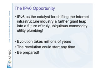 Ipv6 evolution | PPT