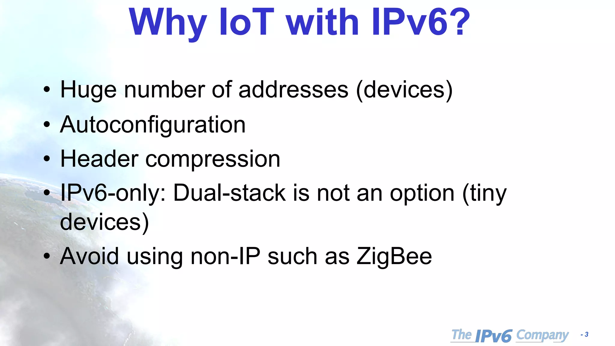 IPv6 and IoT | PDF