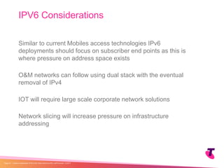 IPv6 in the Telco Cloud and 5G | PDF