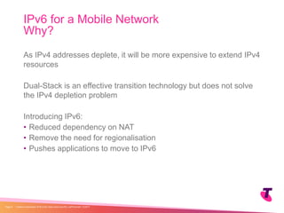 IPv6 in the Telco Cloud and 5G | PDF