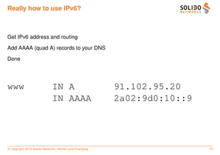 Ipv6 internetdagen-print | PPT