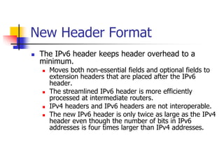 IPV6 INTRODUCTION | PPTX