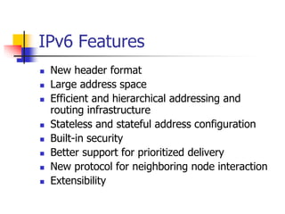 IPV6 Introduction | PPTX | Computer Networking | Computing