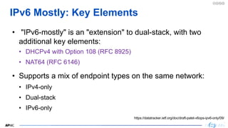 IPv6-Mostly Network Deployment: Transitioning Beyond Dual-Stack | PDF