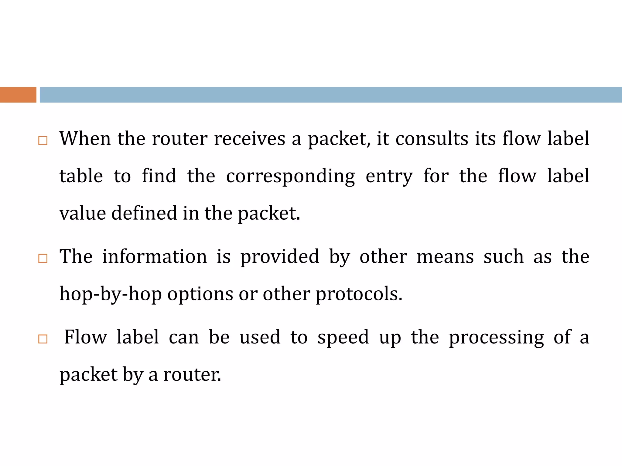 Ipv6 packet fomat | PDF