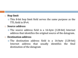 Ipv6 packet fomat | PDF